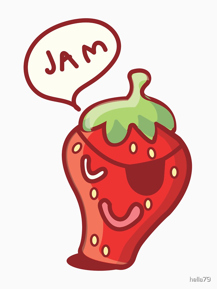 "Strawberry Jam" T-shirt for Sale by hella79 | Redbubble | strawberry t ...
