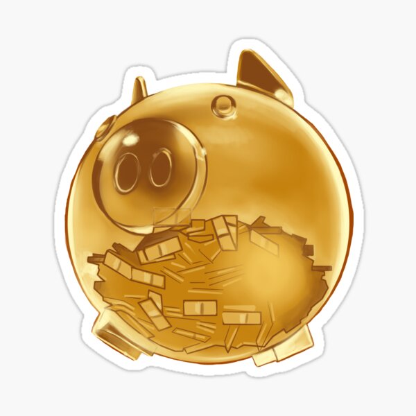 "Squid game piggy bank" Sticker by YourChingu | Redbubble