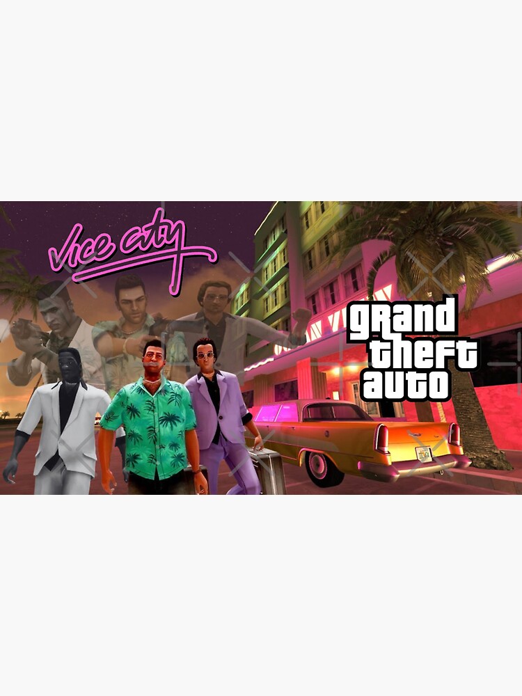 "gta vice city" Sticker by Oceaneillustre | Redbubble