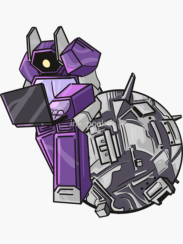 "shockwave " Sticker for Sale by ink-pocket | Redbubble