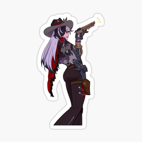 "Boothill looking behind (Honkai: Star Rail)" Sticker by Rollito ...