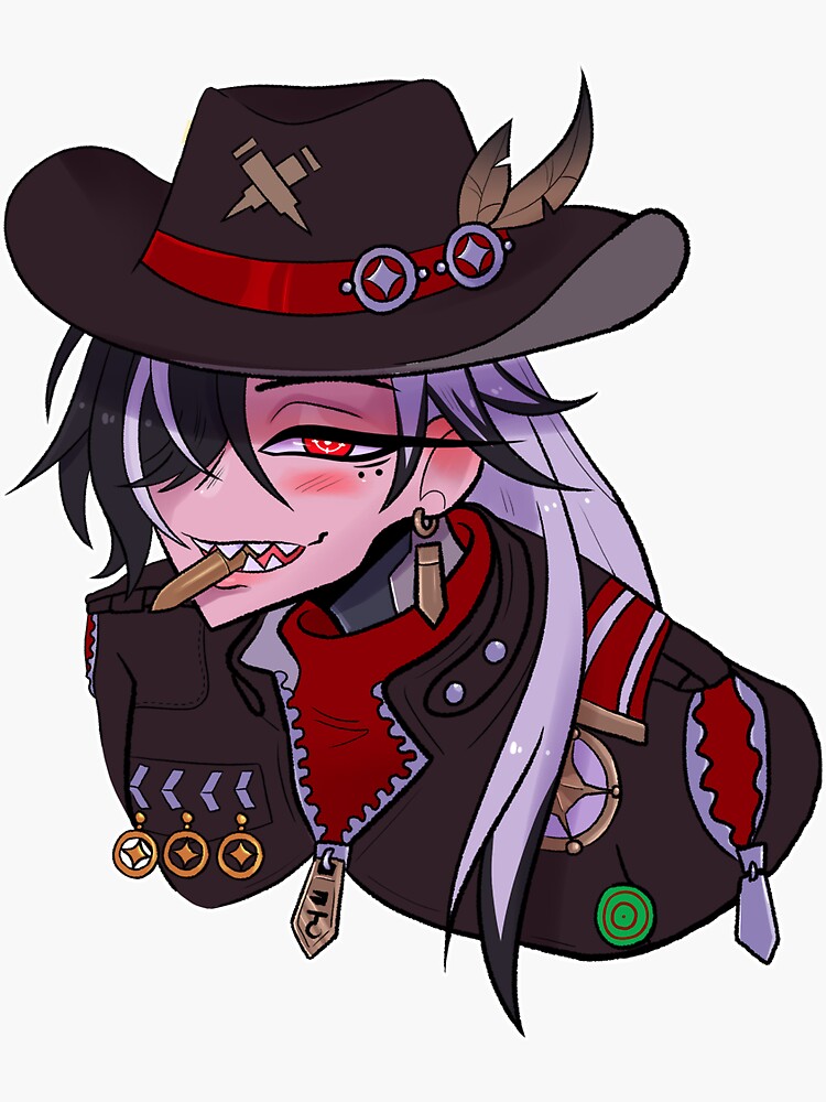 "Smiling Boothill (Honkai: Star Rail)" Sticker by Rollito | Redbubble