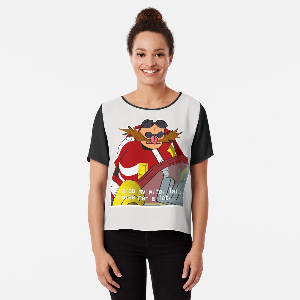 ""i miss my wife tails" snapcube eggman" Sticker for Sale by ham-bible ...