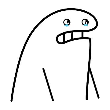 "flork crying" Sticker for Sale by Heisenborn | Redbubble