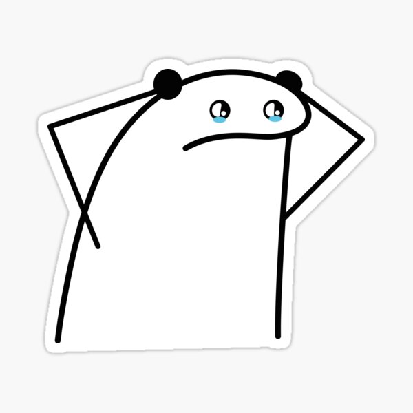 "desperate flork" Sticker for Sale by Heisenborn | Redbubble