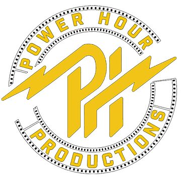 "Power Hour Productions logo" Sticker for Sale by Power-Hour | Redbubble
