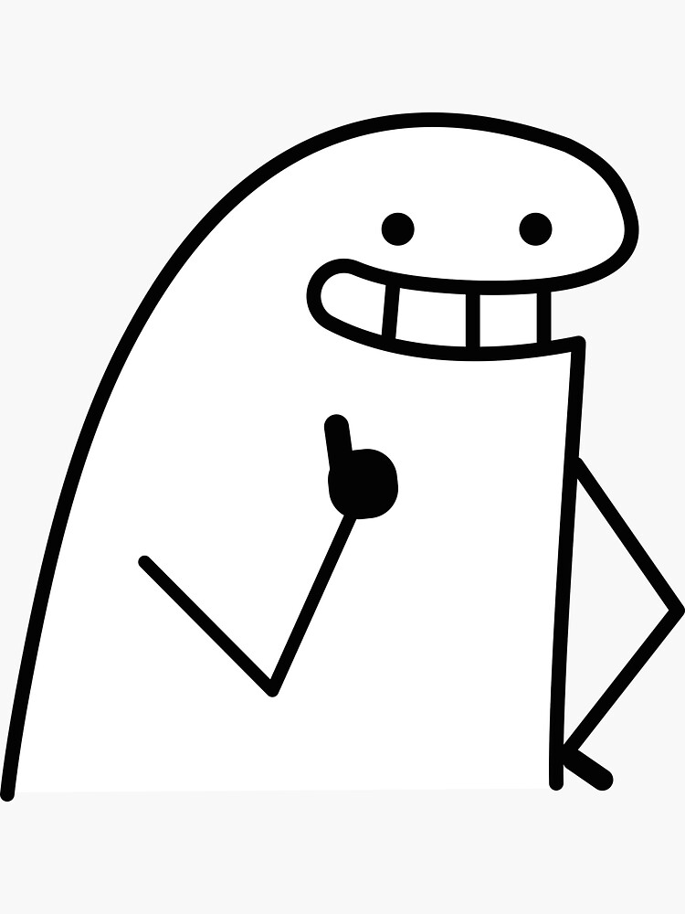 "Positive Flork" Sticker for Sale by Heisenborn | Redbubble
