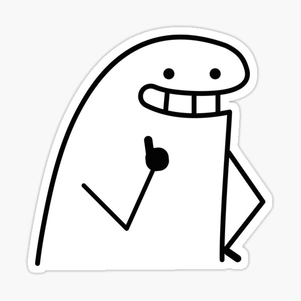 "Positive Flork" Sticker for Sale by Heisenborn | Redbubble