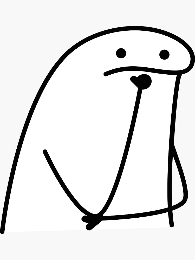 "Flork thoughtful" Sticker for Sale by Heisenborn | Redbubble
