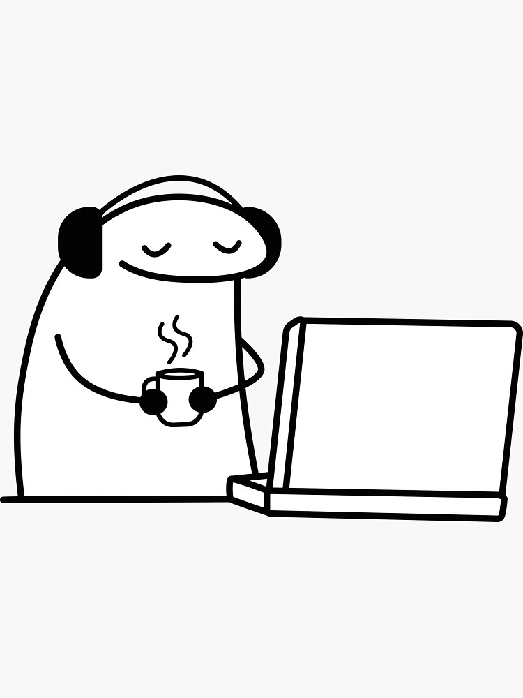 "Flork relax" Sticker for Sale by Heisenborn | Redbubble