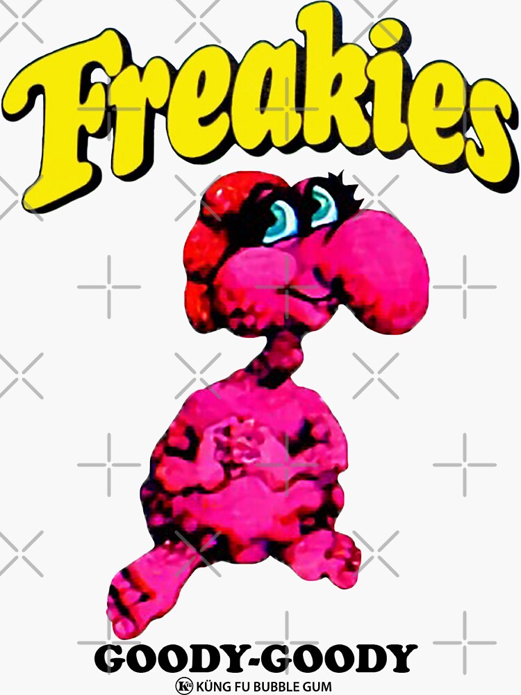 "Freakies - Goody-Goody" Sticker for Sale by Küng Fu Bubble Gum | Redbubble