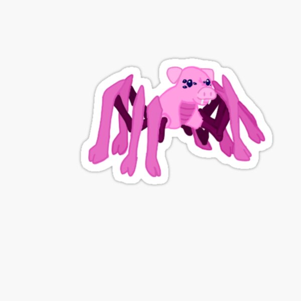 "Spig, (Spider - Pig)" Sticker for Sale by Smooky20 | Redbubble