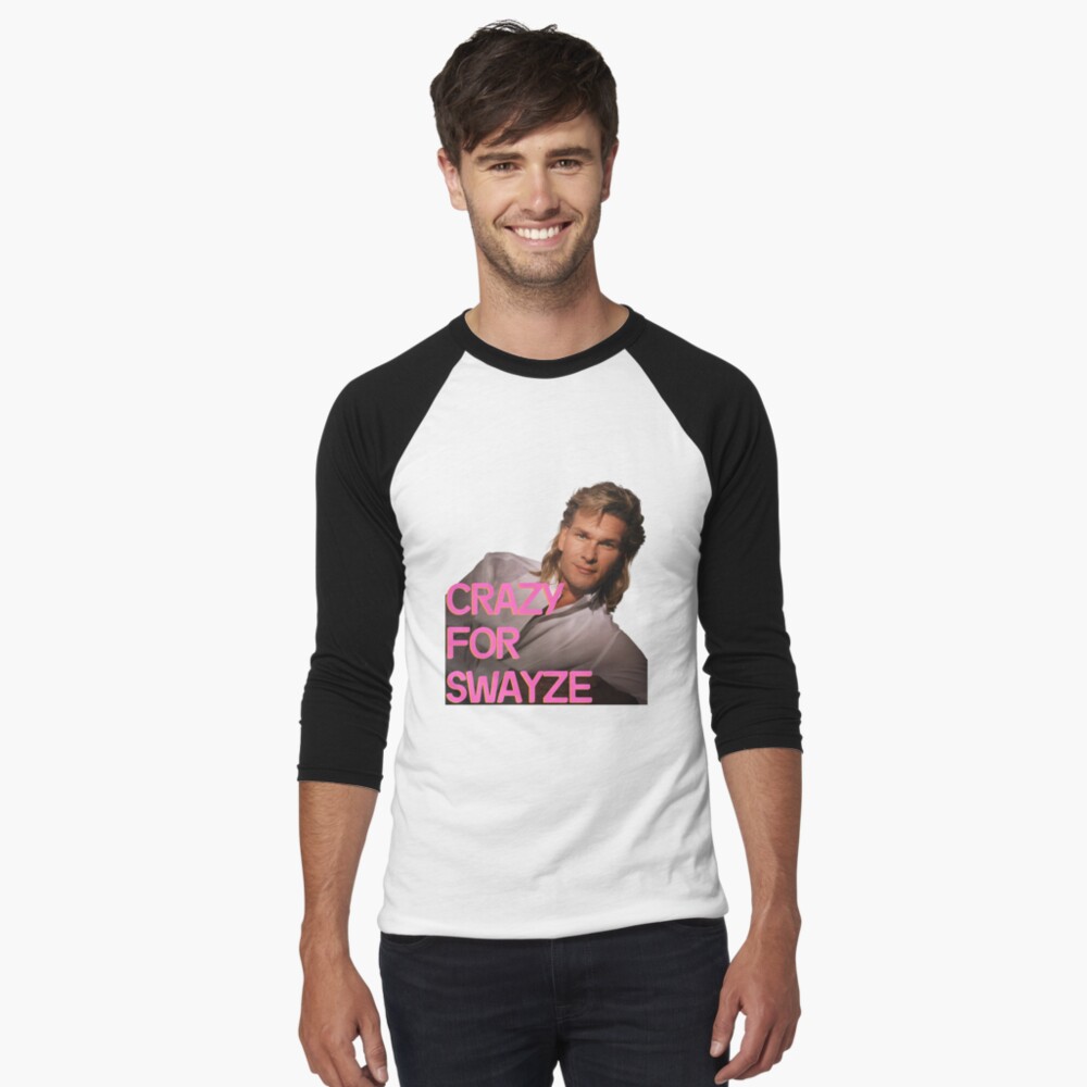 "CRAZY FOR SWAYZE - Patrick Swayze" Sticker for Sale by Teehawk | Redbubble