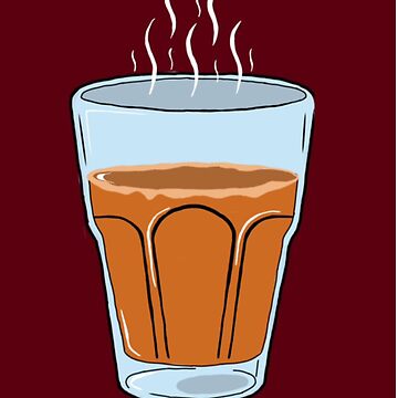 "Chai Lovers pillows, tote bags and stickers" Sticker for Sale by ...