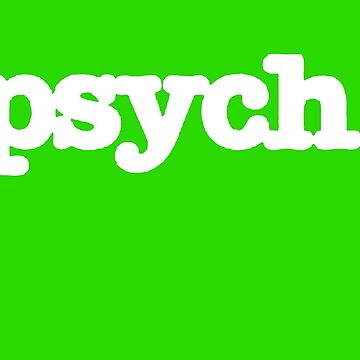 "Psych Logo" Canvas Print for Sale by TheRonSwanson | Redbubble