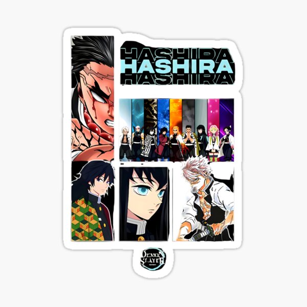 "Demon slayer Hashira" Sticker for Sale by Anime8kbuy | Redbubble