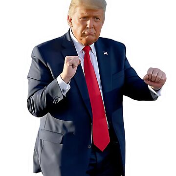 "Funny Donald Trump Dance Political Sticker - Humorous Decal" Sticker ...
