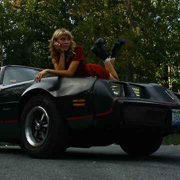 "Firebird Bandit Poster Fall Vibes 3 Carlyandthebandit" Sticker for ...