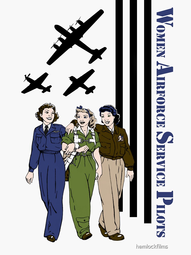 "WWII WASP - Women Air Force Service Pilots" Sticker for Sale by ...