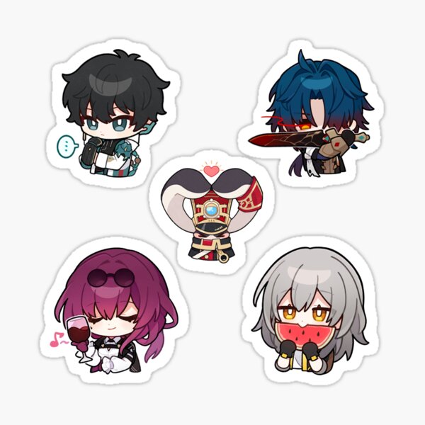 "Honkai: Star Rail Character Sticker Pack - High Quality Sticker ...