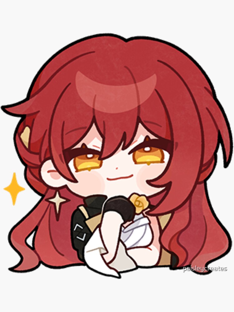 "Himeko Honkai: Star Rail Character Sticker/Pin Sticker" Sticker for ...