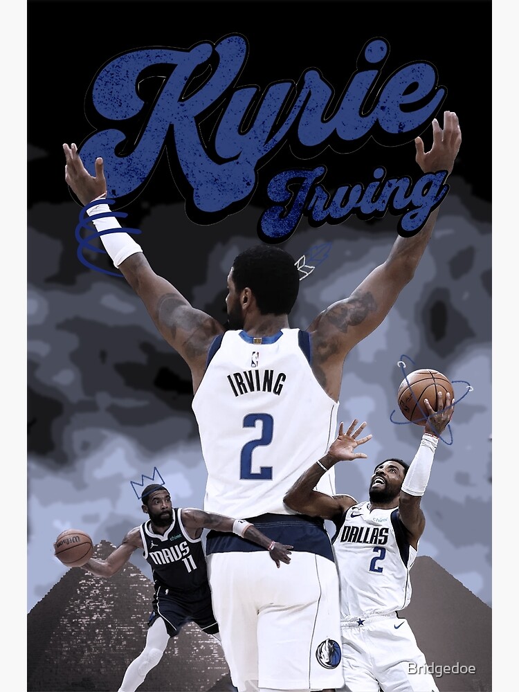 "Kyrie Irving Mavericks Pyramids" Poster for Sale by Bridgedoe | Redbubble