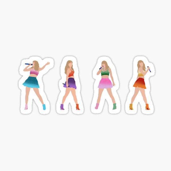 "1989 eras tour outfits" Sticker for Sale by thatSunshineGrl | Redbubble