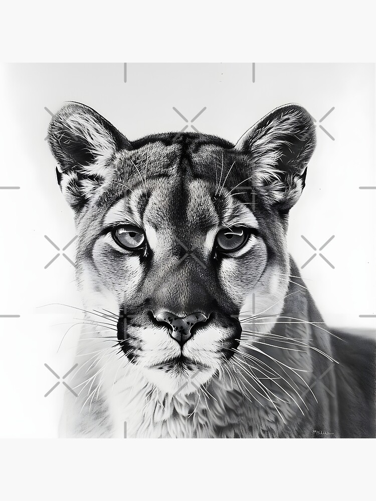 Puma Pencil Drawing Realistic Pencil Drawing Of A Cougar