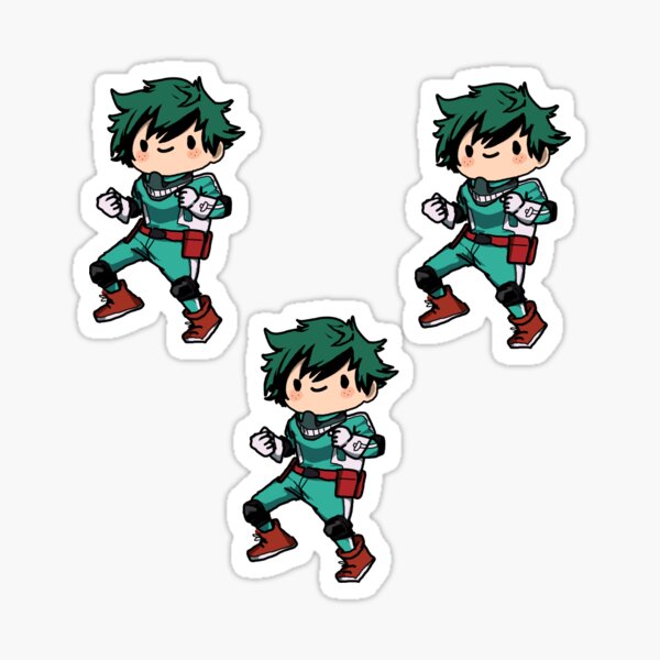 "Deku" Sticker by Oraleebabs | Redbubble