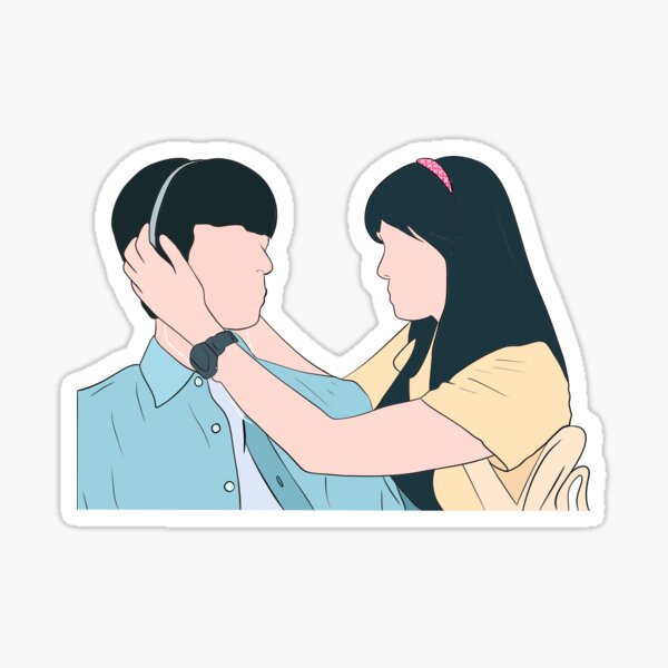 "Lovely runner kdrama fanart" Sticker for Sale by vyascreations | Redbubble