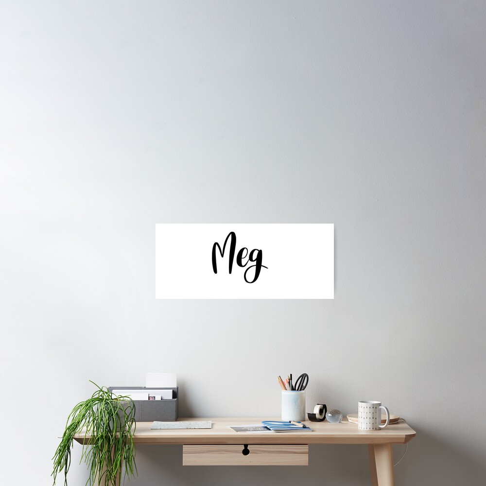 "Meg" Sticker for Sale by ellietography | Redbubble