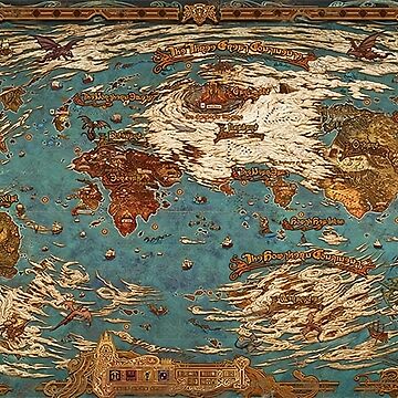 "Updated FFXIV Map" Poster for Sale by HollyHart | Redbubble