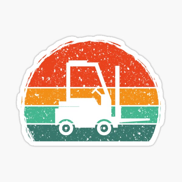 "Forklift Certified Forklift Operator" Sticker for Sale by Mayalogo ...