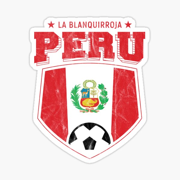 "Peru Soccer Peruana Futbol World Soccer Flag" Sticker for Sale by ...
