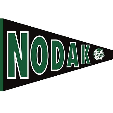 "Nodak" Sticker for Sale by Katherine Mandeville | Redbubble