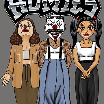"Lil Homies Cholo Chicana" Sticker for Sale by EnviousObjects2 | Redbubble