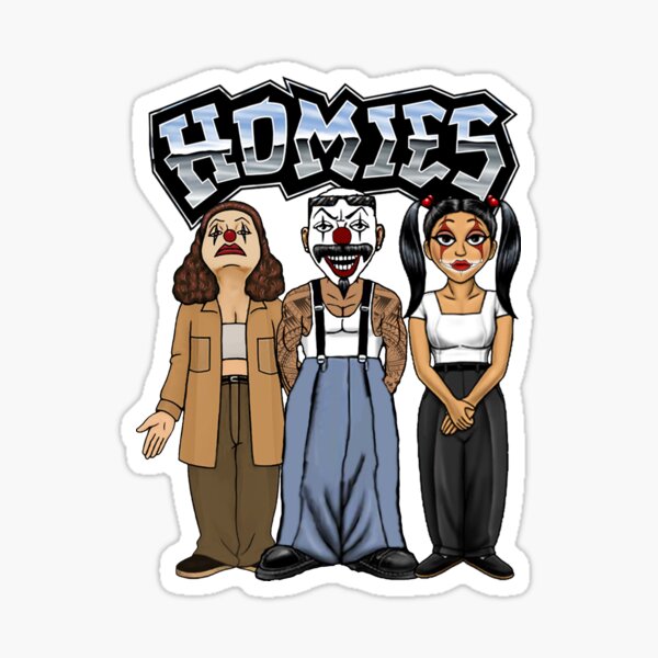 "Lil Homies Cholo Chicana" Sticker for Sale by EnviousObjects2 | Redbubble