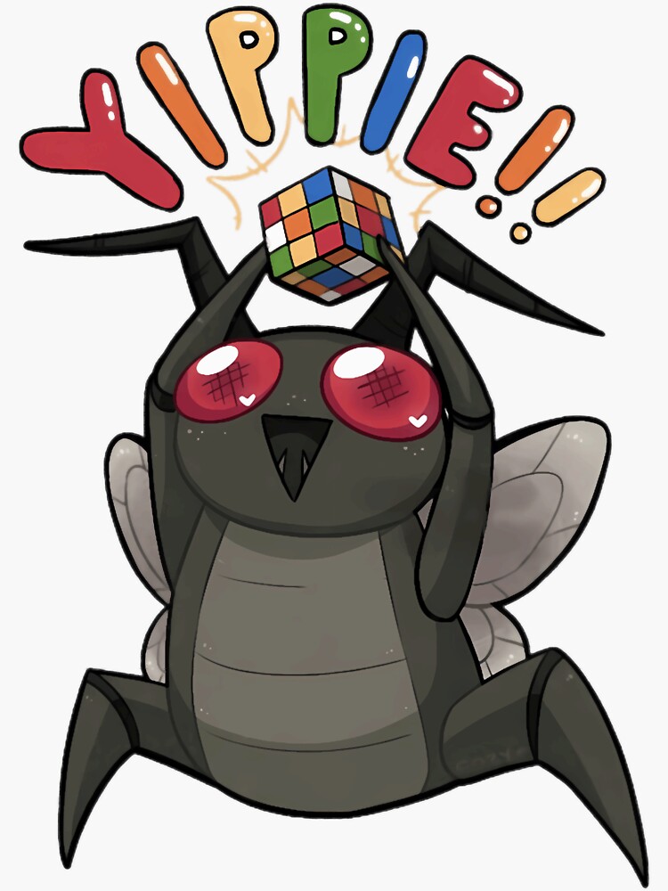 "Hoarding Loot Bug Yippie Lethal Company Meme Humor" Sticker for Sale ...