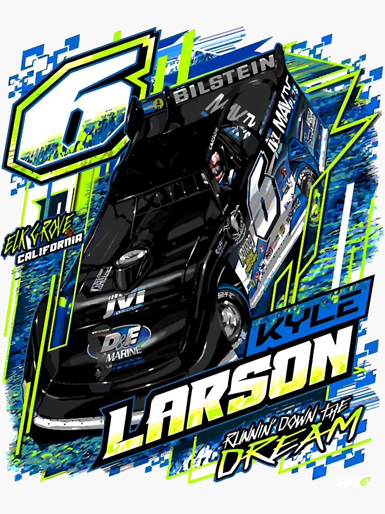 "HOT Kyle Larson The Dream Late Model , Kyle Larson" Sticker for Sale ...