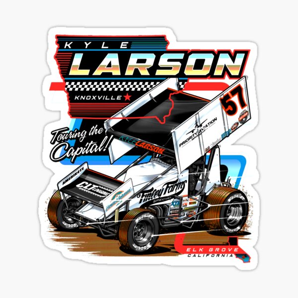 "KYLE LARSON Active , Kyle Larson" Sticker for Sale by Terra-erriman ...
