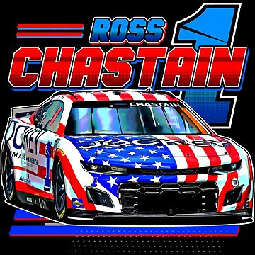 "Ross Chastain 1 Nascar Cup, Kyle Larson" Sticker for Sale by Terra ...