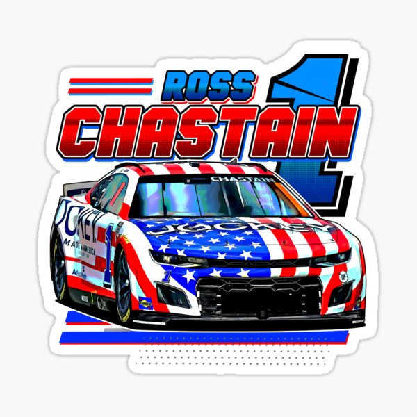 "Ross Chastain 1 Nascar Cup, Kyle Larson" Sticker for Sale by Terra ...
