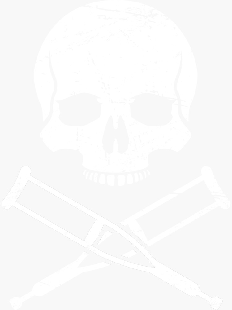 "Funny Get Well Gift - Broken Toe Fracture" Sticker by ethandirks ...