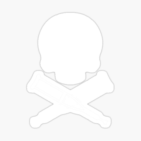 "Funny Get Well Gift - Broken Toe Fracture" Sticker by ethandirks ...