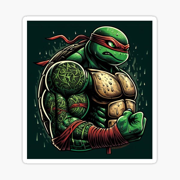 "Gangster Ninja Turtles with tattoo" Sticker for Sale by q10mark ...