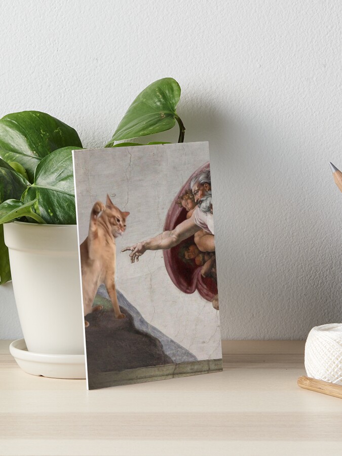 "PURRFECT CREATION: And GOD Created Cats" Art Board Print for Sale by ...