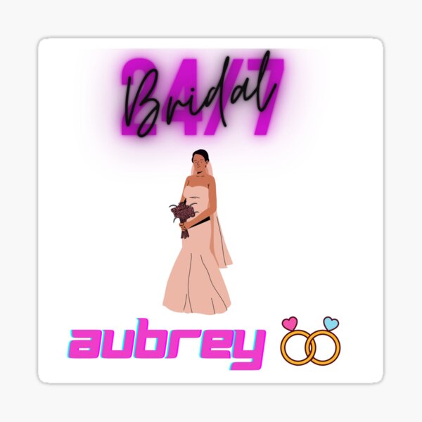 "Bridal aubrey" Sticker for Sale by Einsteinshop | Redbubble