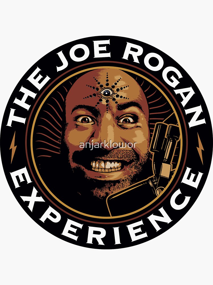 "the joe rogan " Sticker by anjarklowor | Redbubble