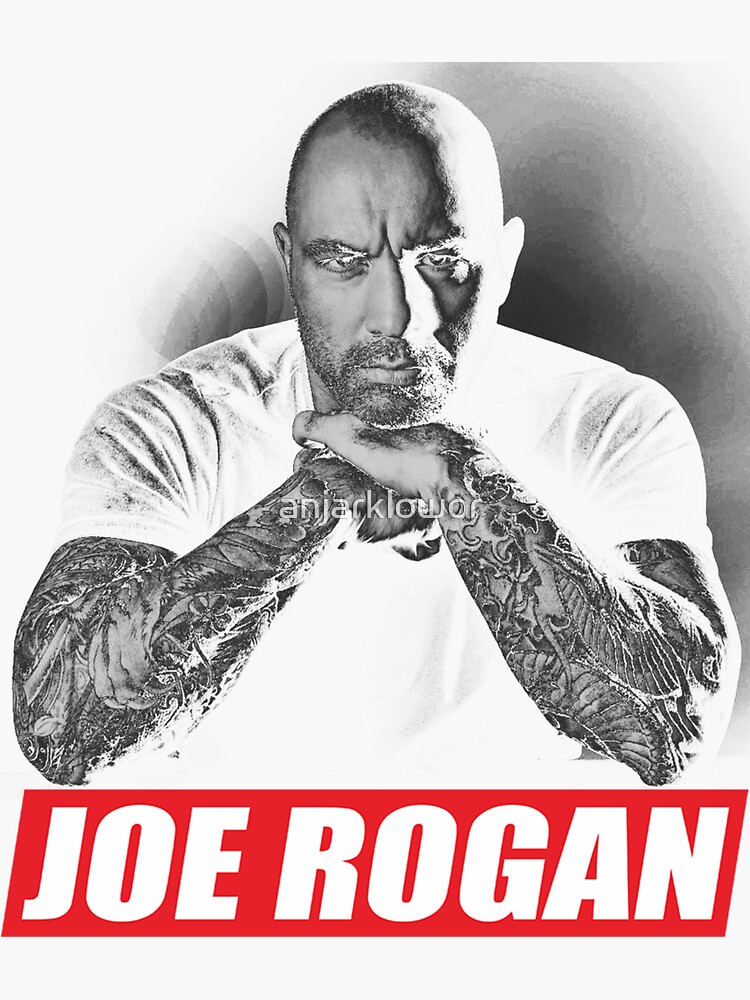 "joe rogan joe rogan" Sticker for Sale by anjarklowor | Redbubble