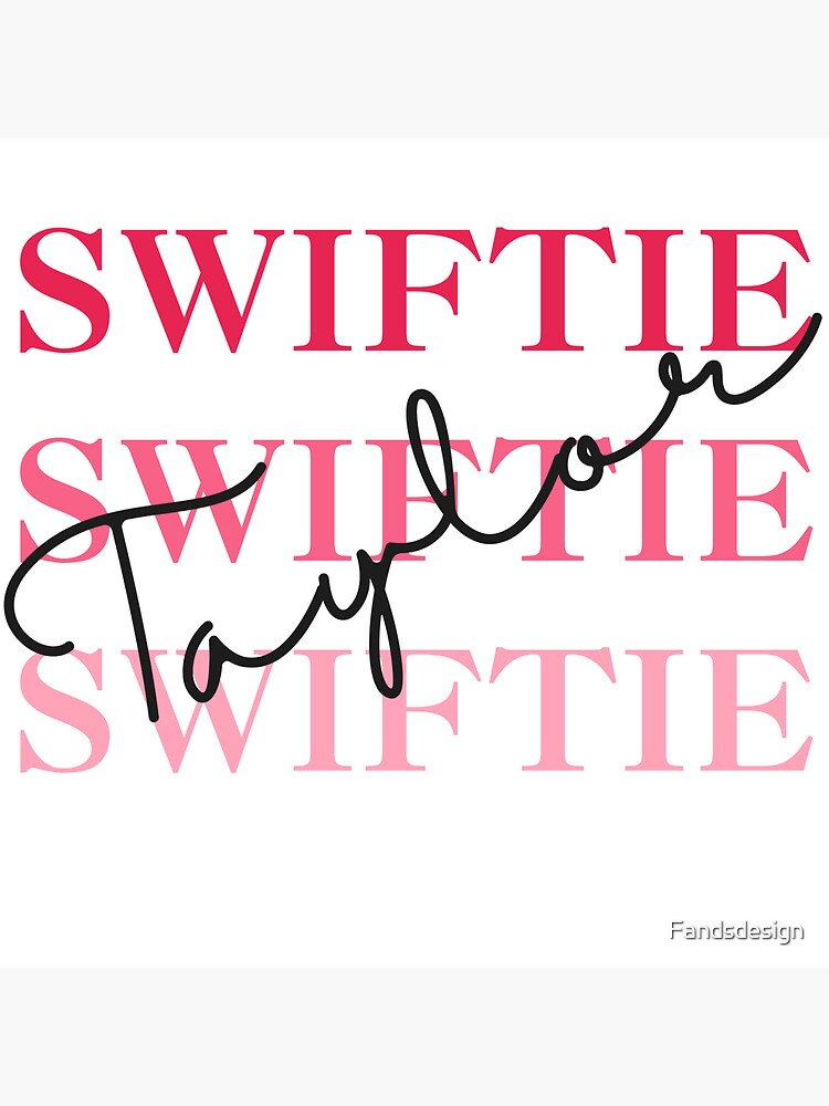 "Taylor Swift - swiftie" Sticker for Sale by Fandsdesign | Redbubble